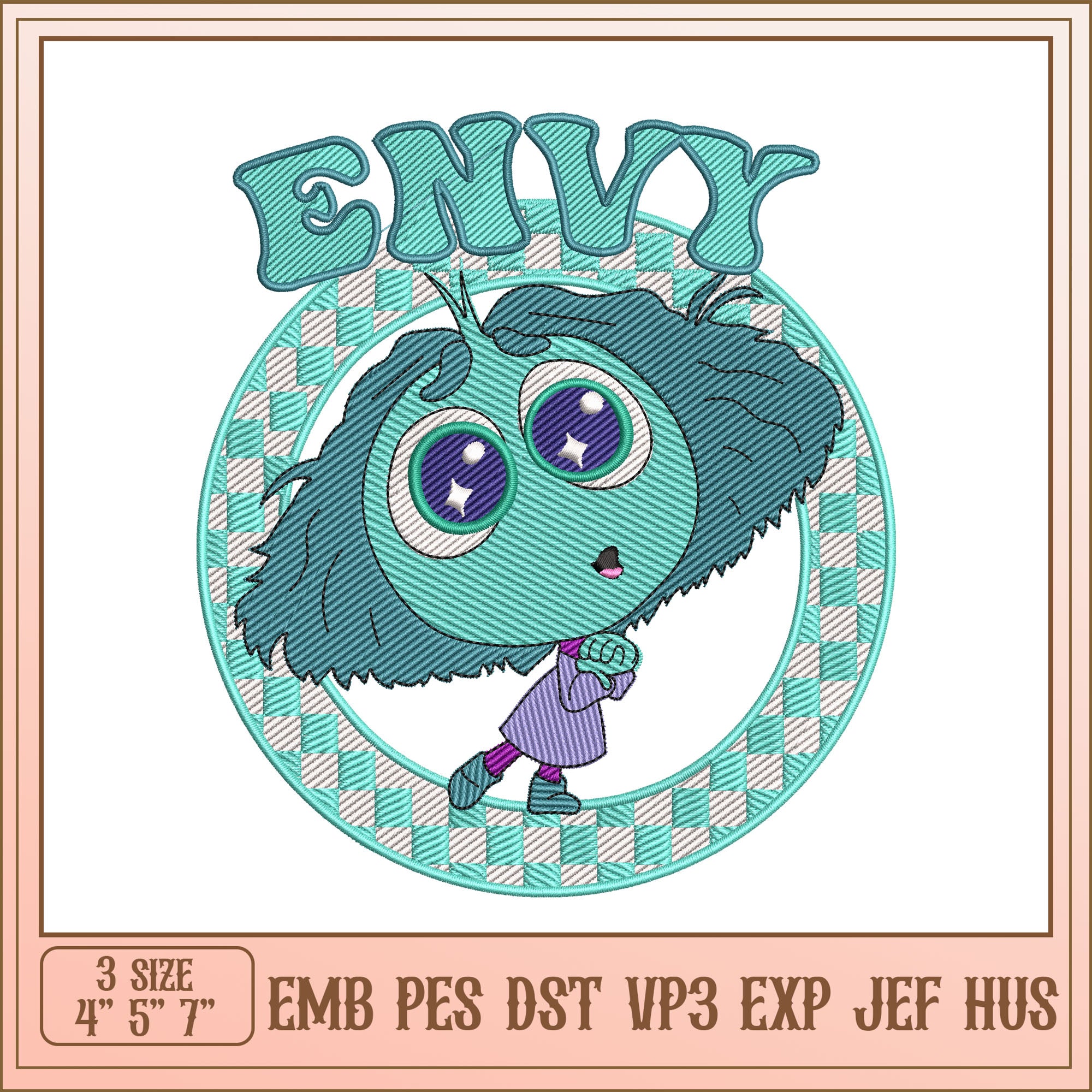 Envy Girl Embroidery Design – svg files for cricut