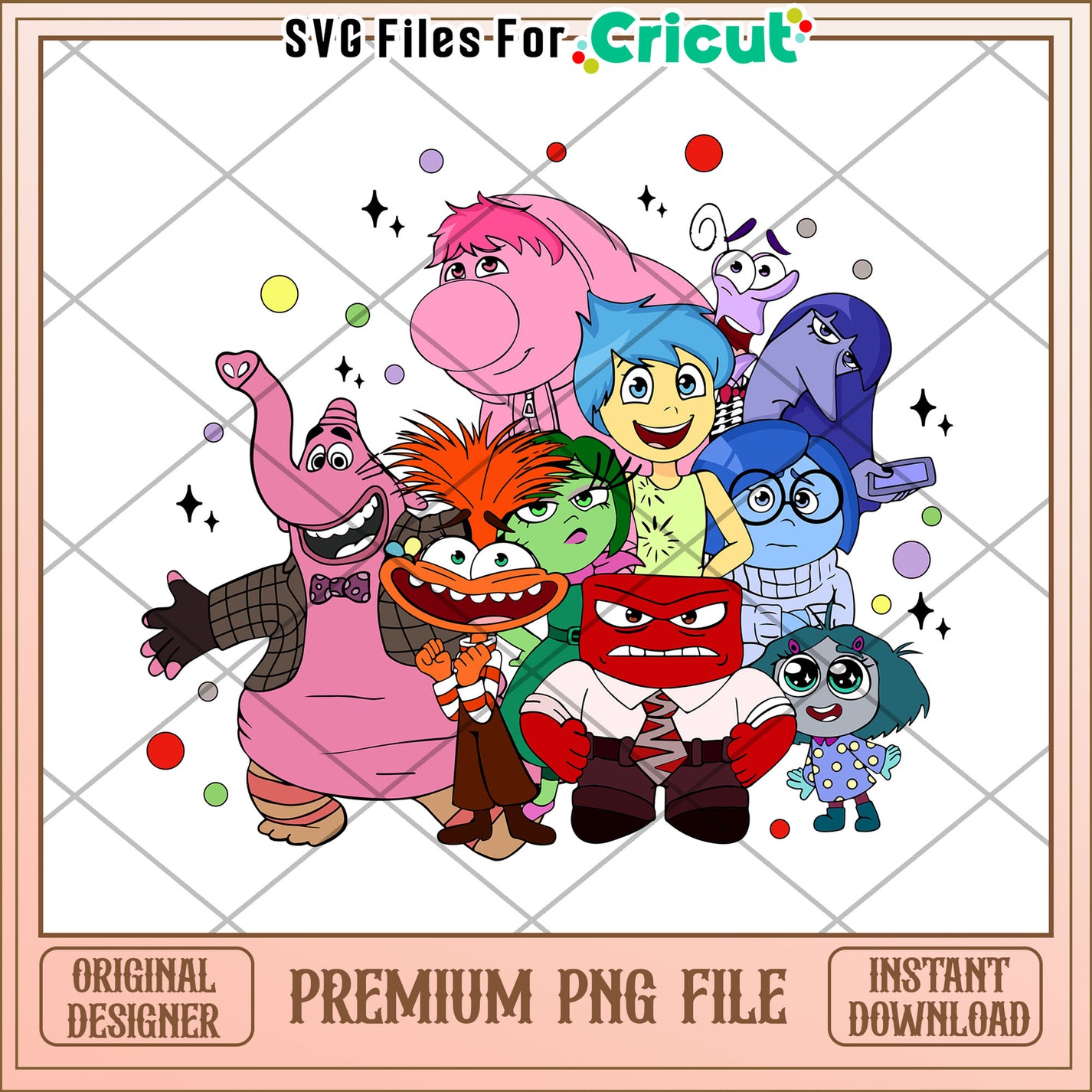 Everyday is full of emotions png, inside out characters png – svg files ...