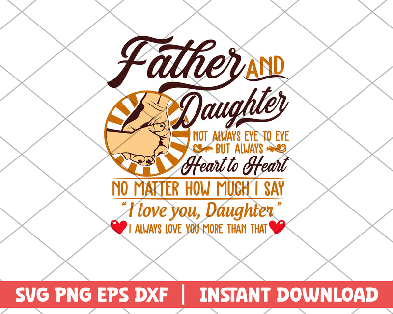 Father and Daughter svg – svg files for cricut