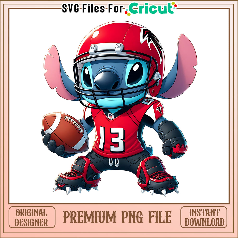 Falcons Stitch and rugby ball png, Atlanta Falcons png, NFL png – svg ...