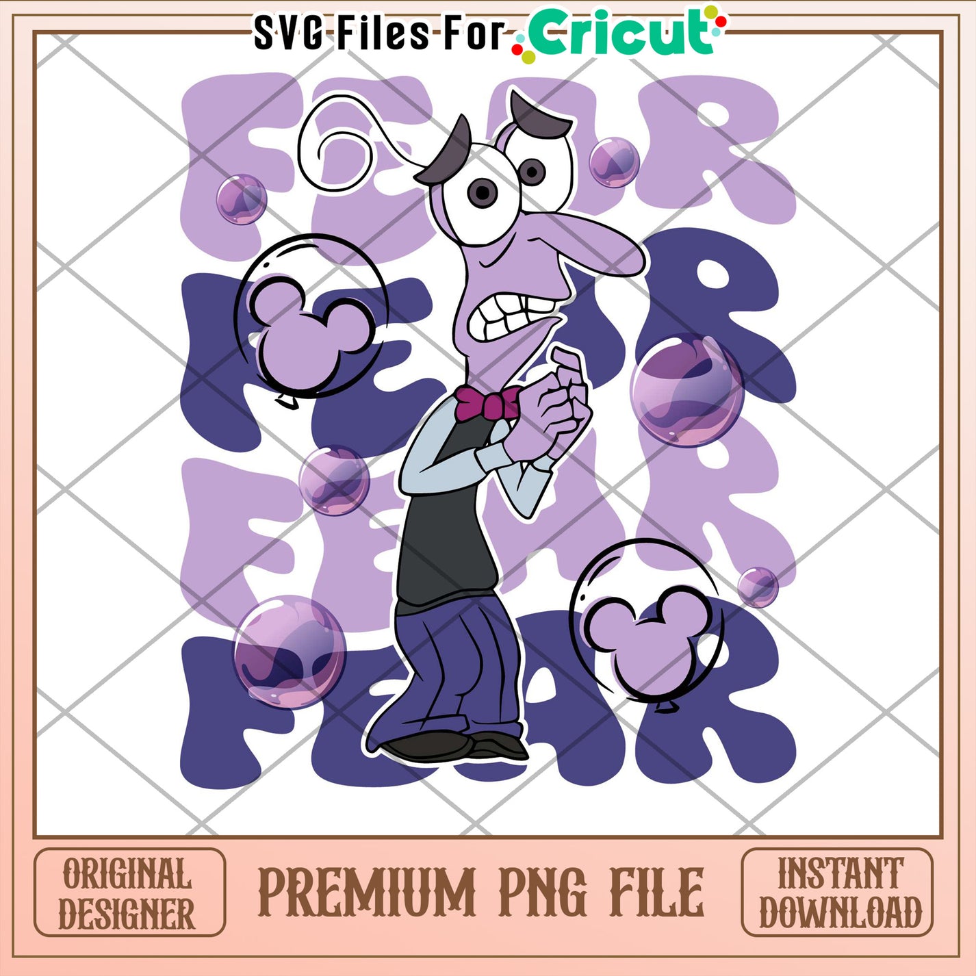 Fear PNG Cricut Disney Instant Download – svg files for cricut