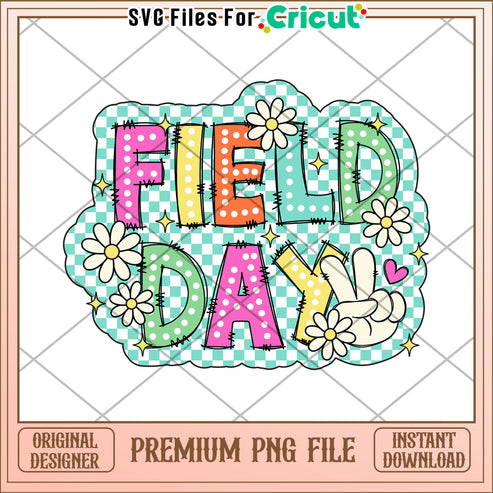 Field Day PNG Cute Retro Design – svg files for cricut