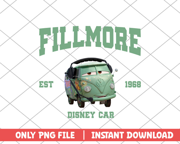 Fillmore character disney car png – svg files for cricut