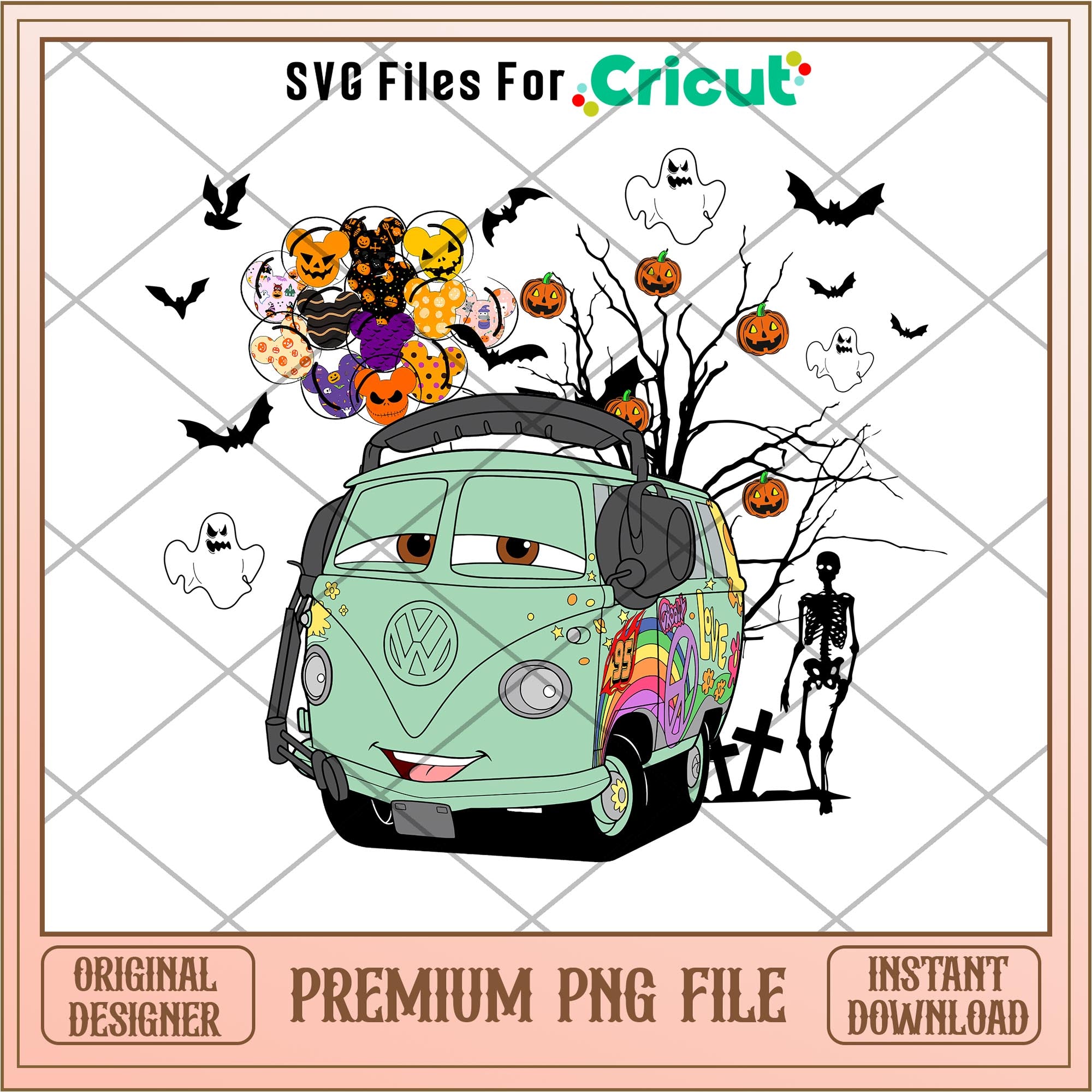 Fillmore halloween png, car png, digital download – svg files for cricut