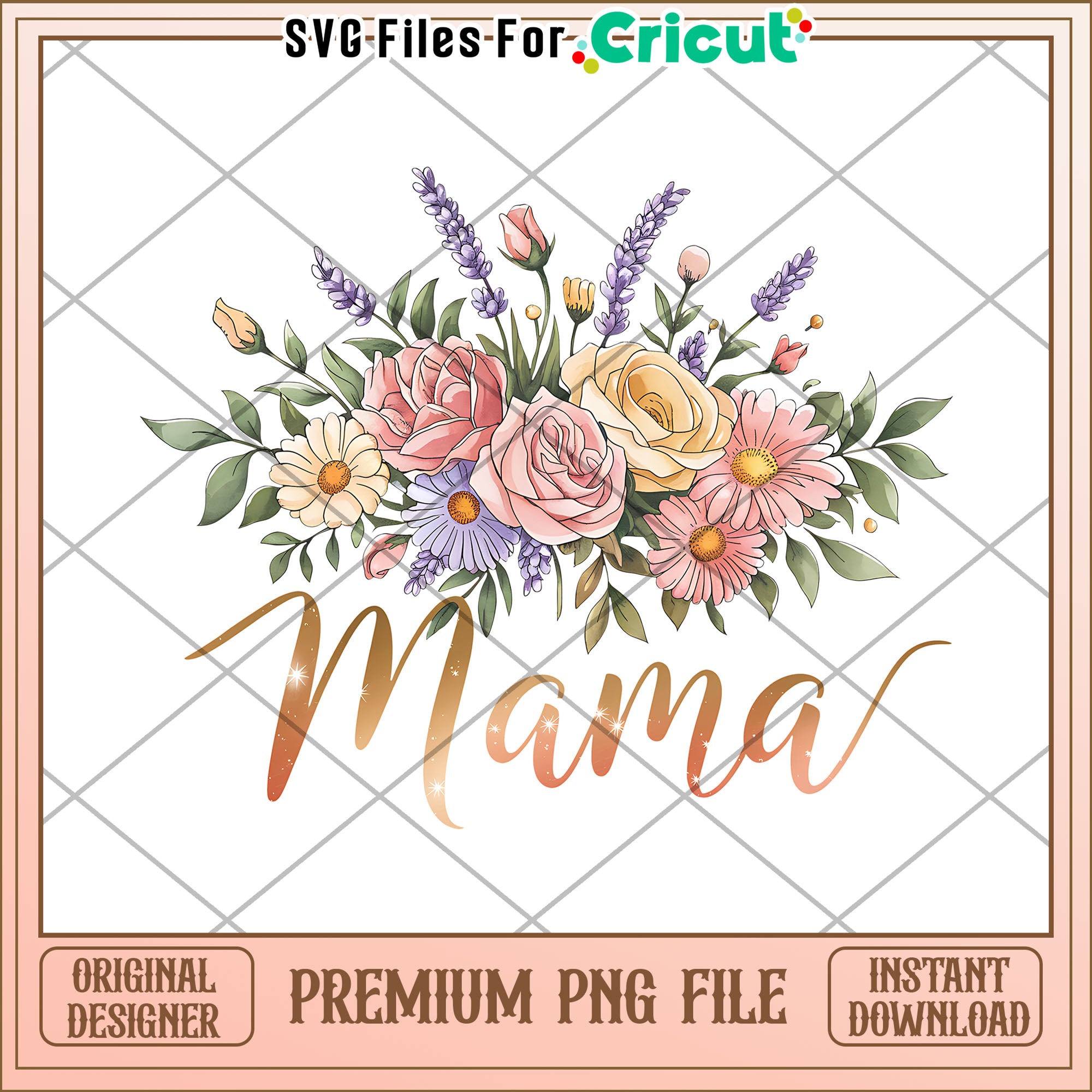 Floral Mama Design PNG Printable for Mothers Day – svg files for cricut