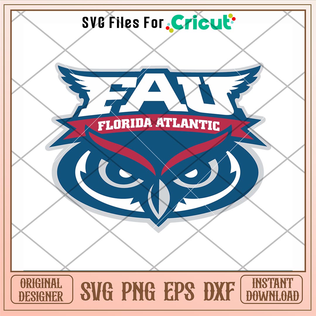 Florida Atlantic Owls Logo Svg, Florida Atlantic Owls Svg, NCAA Svg ...