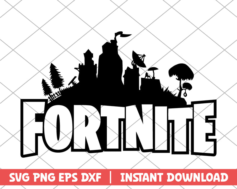 Fortnite castle cartoon svg – svg files for cricut
