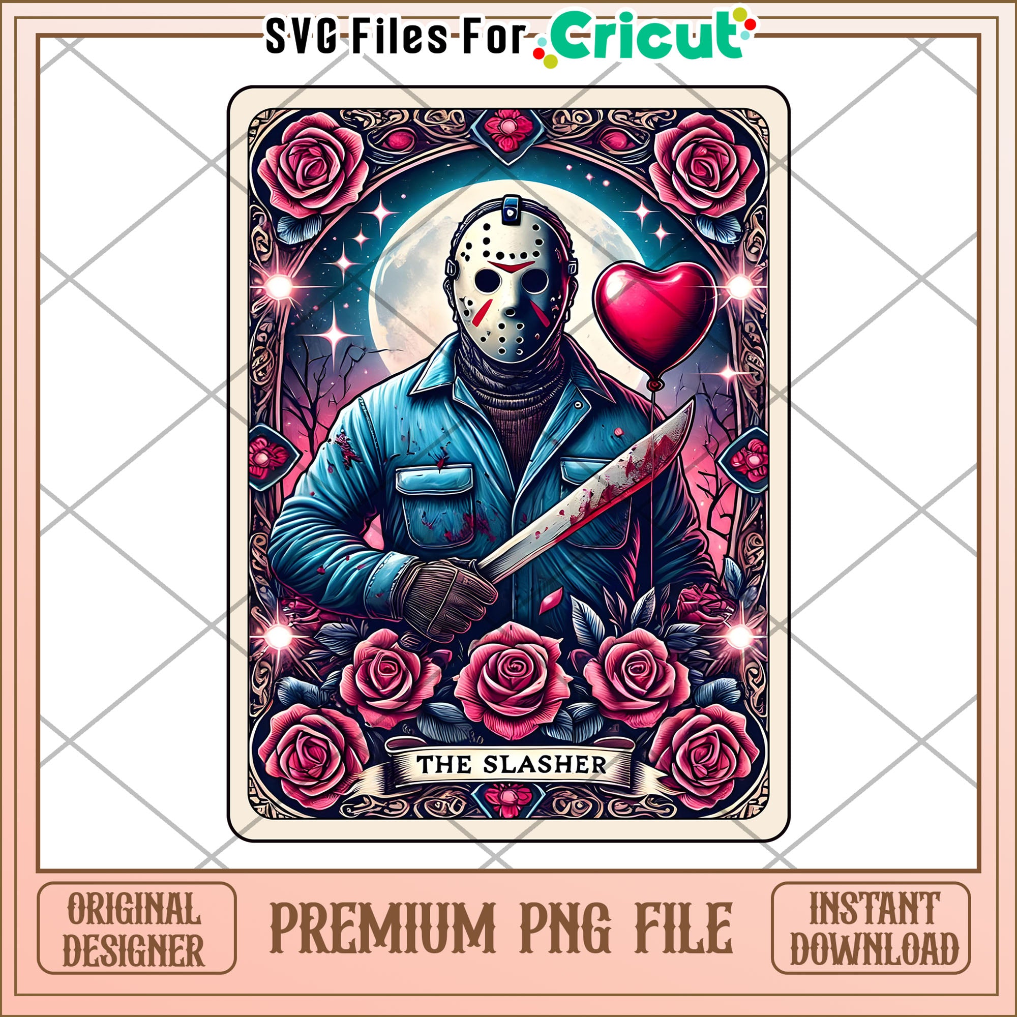 Friday the 13th PNG The Slasher – svg files for cricut