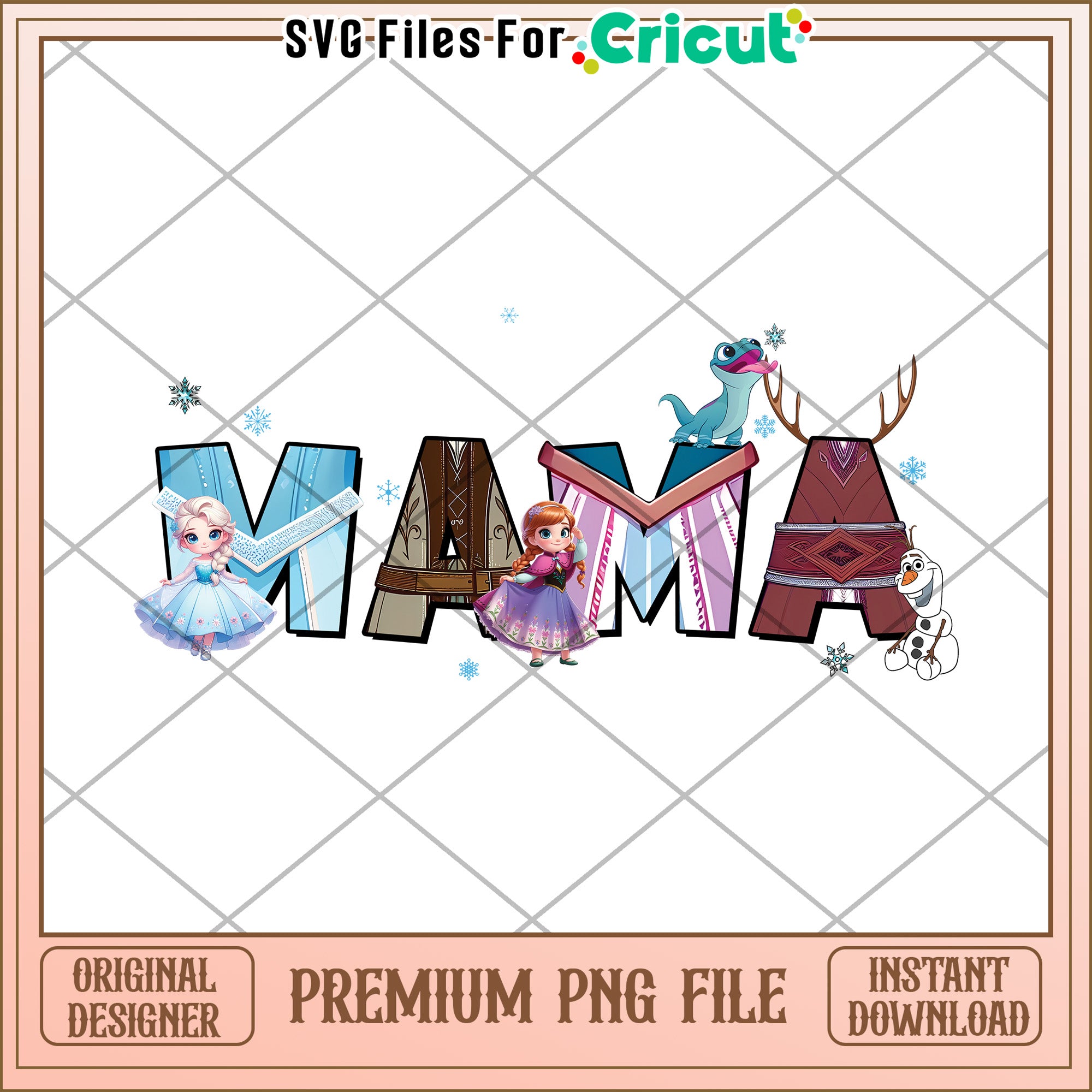 Frozen Mama PNG Cricut Design – svg files for cricut