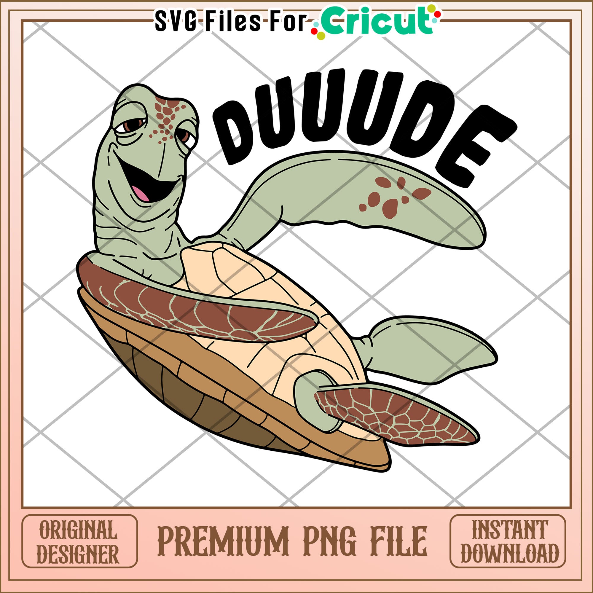 Funny Turtle Dude PNG Clipart – svg files for cricut