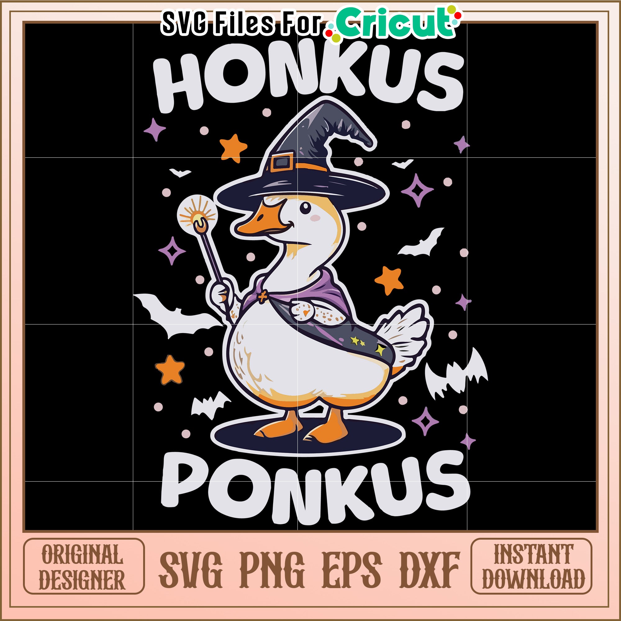 Funny goose honkus ponkus svg, honk if you're spooky svg, halloween go ...