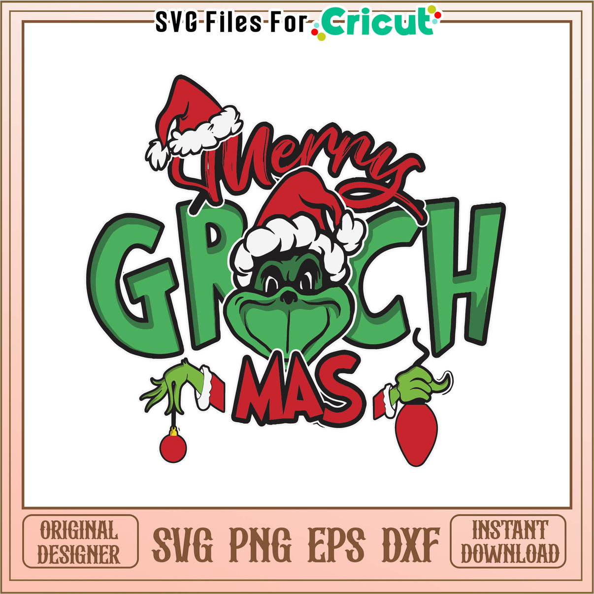 Funny grinch merry grinchmas svg, funny grinch signs svg – svg files ...