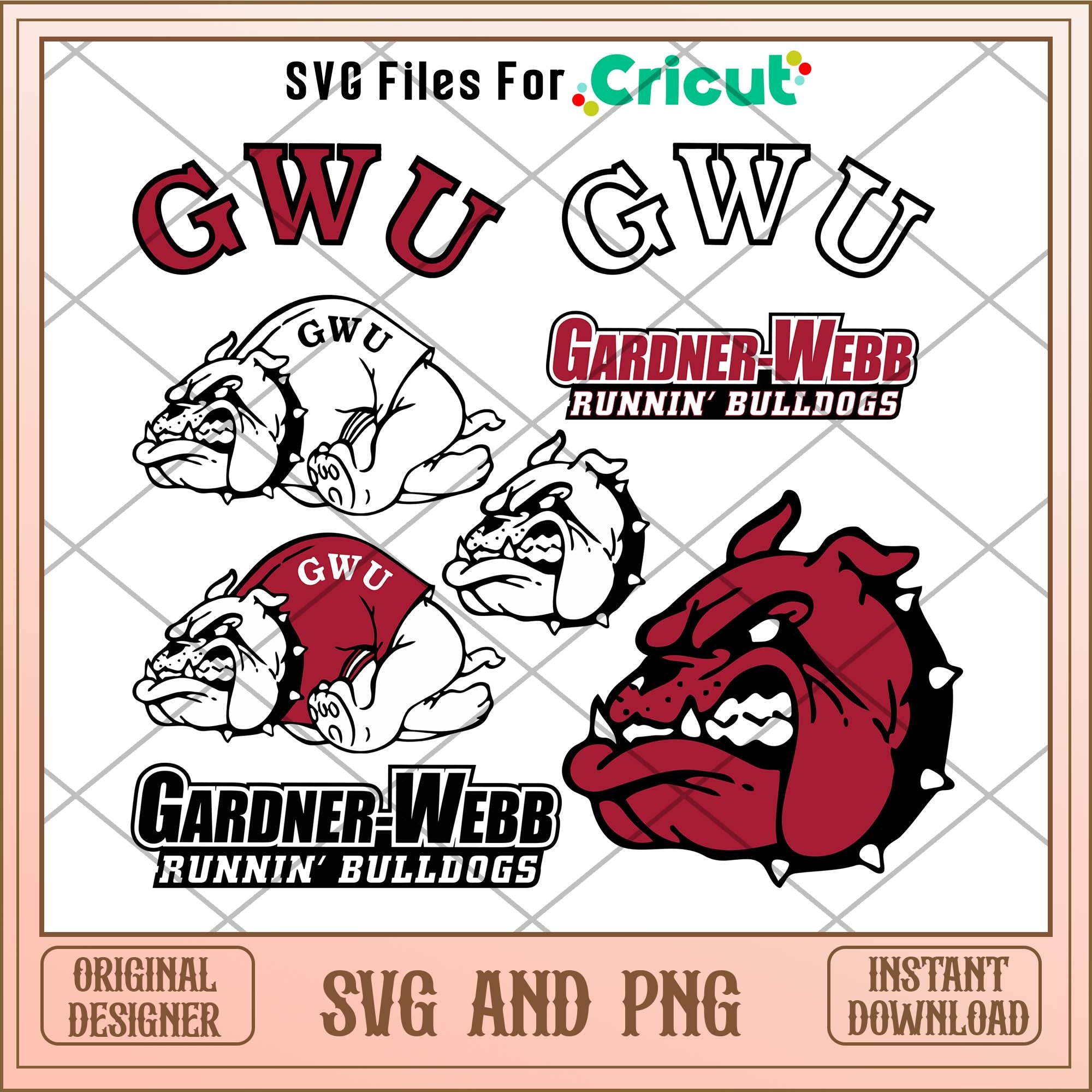 Gardner Webb Bulldogs svg, Gardner Webb Bulldogs svg bundle, NCAA svg ...