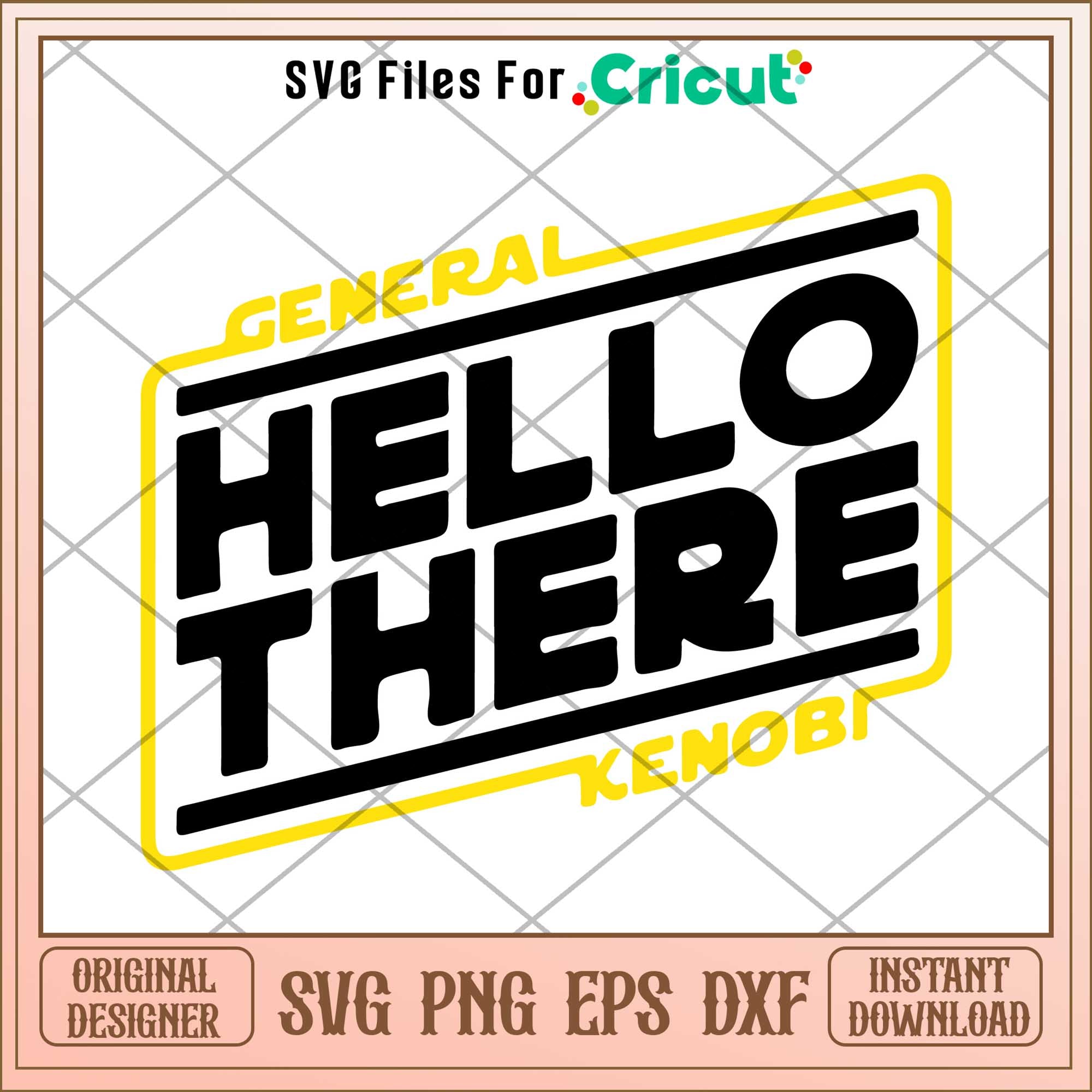 General hello there kenobi Svg, The Mandalorian svg, digital download ...