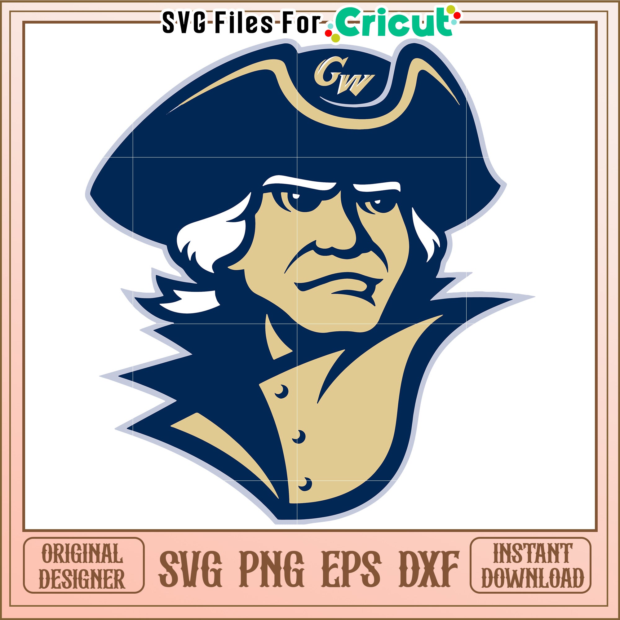 George Washington SVG for Cricut, perfect for crafting and designs ...