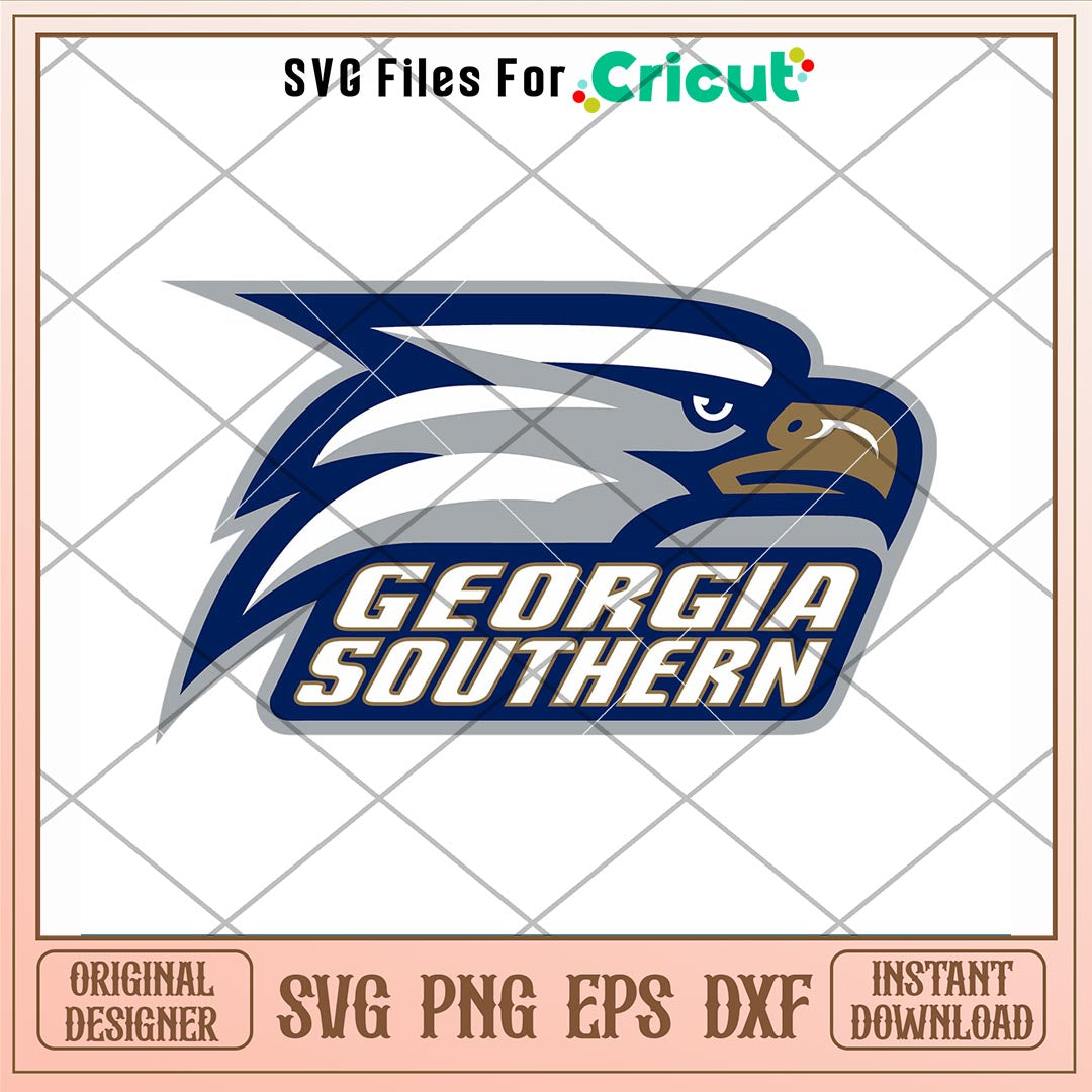 Georgia Southern Eagles Logo Svg, Georgia Southern Eagles Svg, NCAA Sv ...