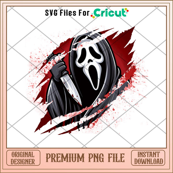 Ghost Face character png, character png, halloween png – svg files for ...