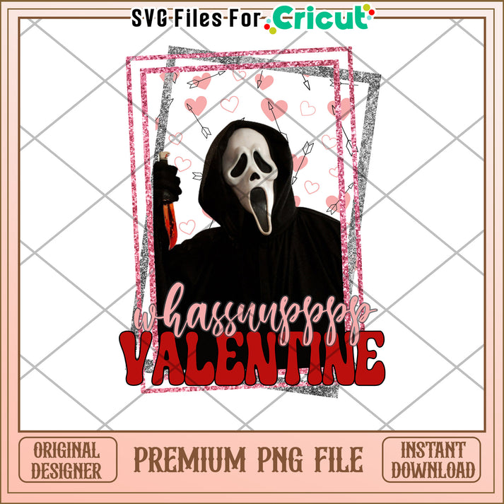 Ghostface Valentines Day PNG – svg files for cricut