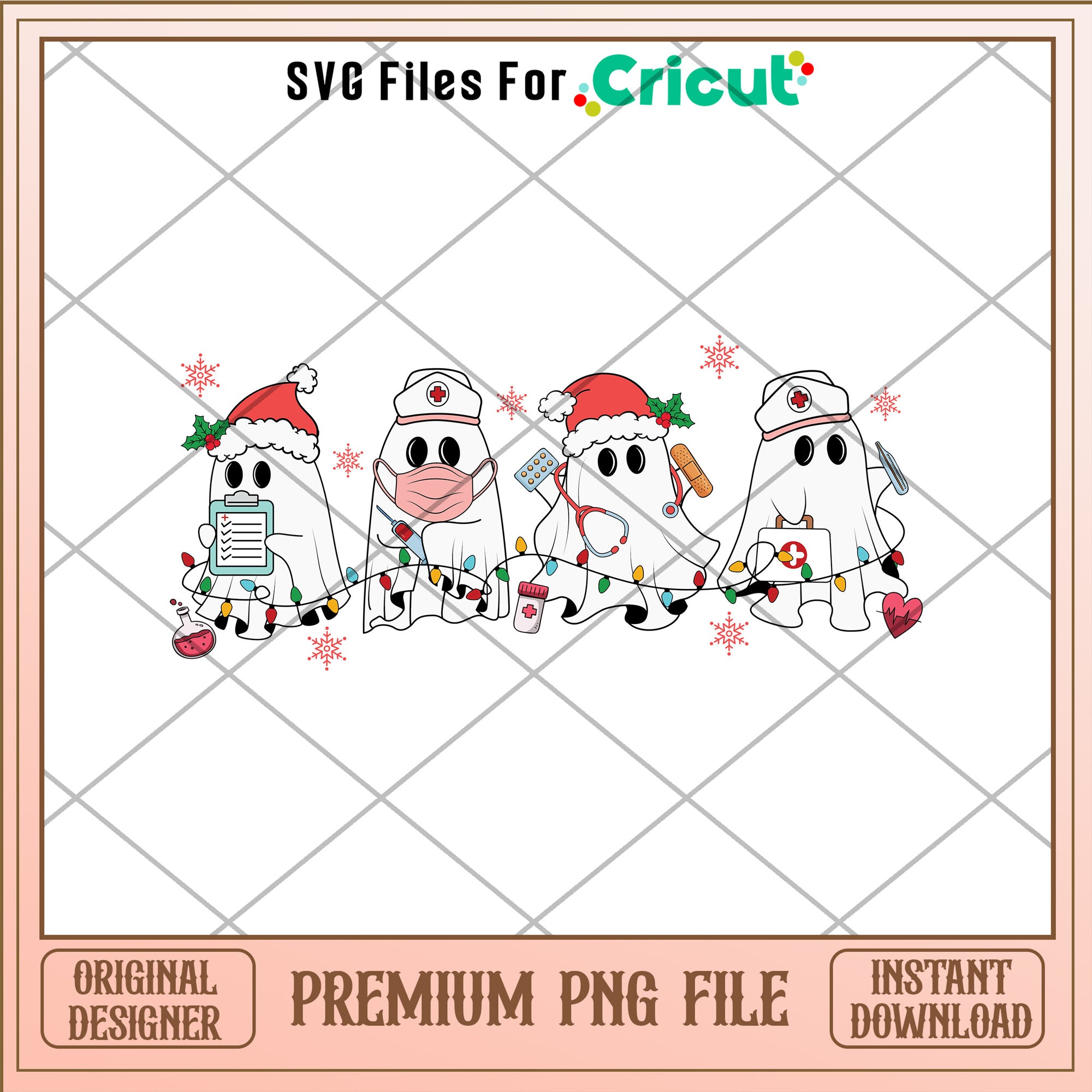 Ghost santa hat png, christmas light png, christmas day png – svg files ...