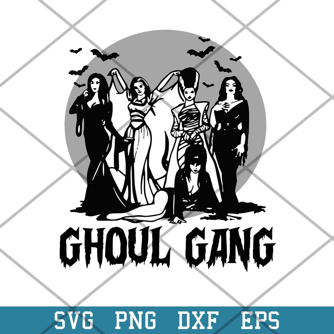 Ghoul Gang Squad Halloween Svg, Halloween Svg-Svgfilesforcricut – svg ...