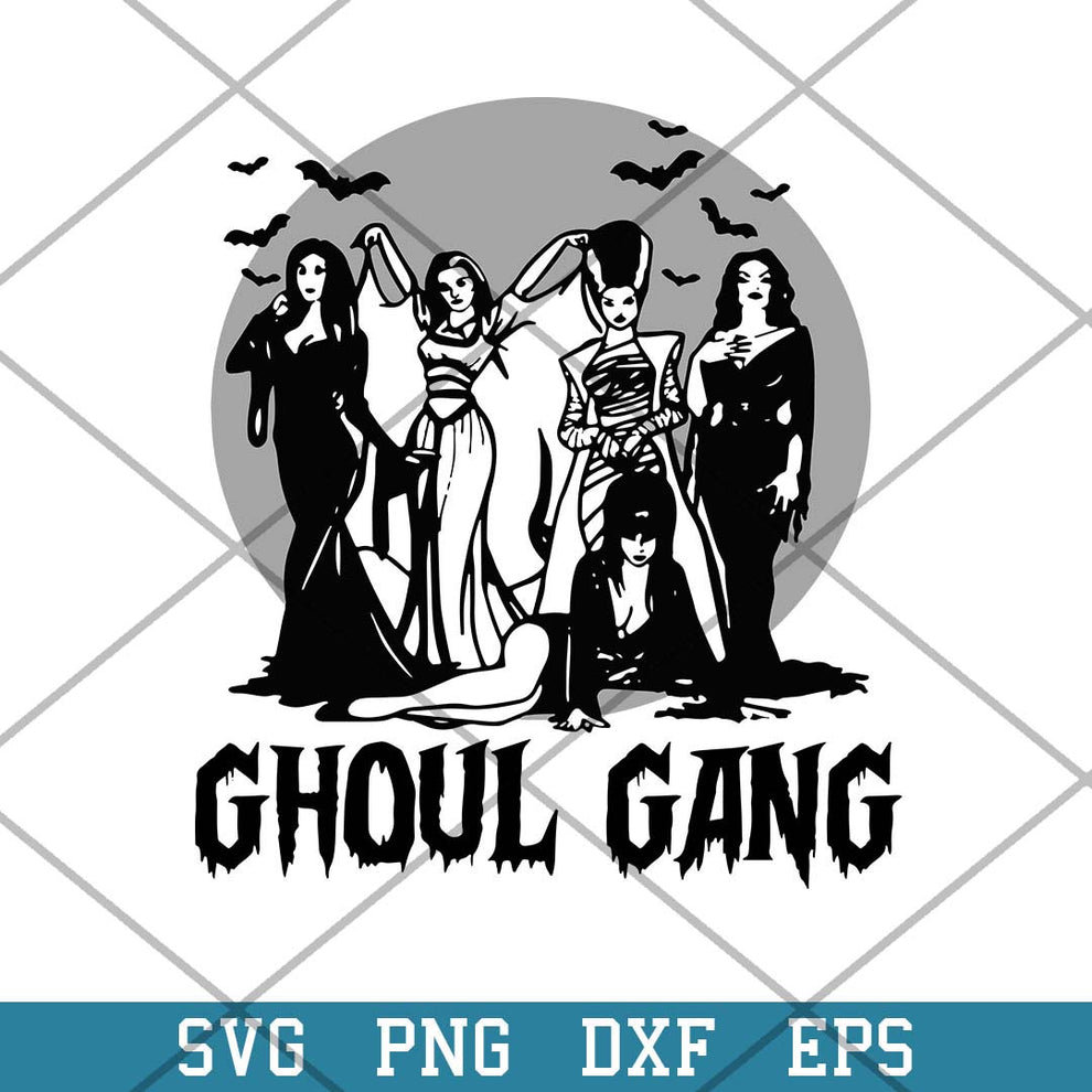 Ghoul Gang Squad Halloween Svg, Halloween Svg-Svgfilesforcricut – svg ...