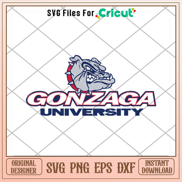Gonzaga Bulldogs Logo Svg, Gonzaga Bulldogs Svg, NCAA Svg – svg files ...