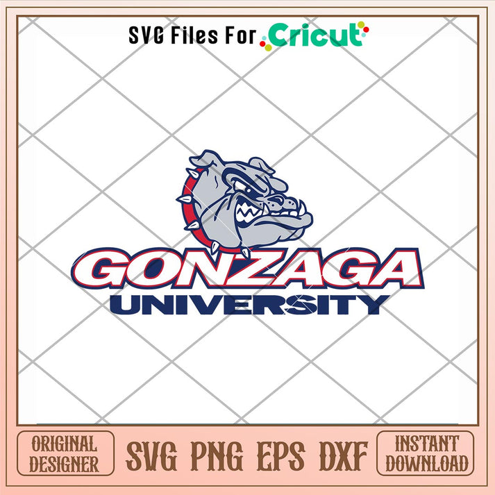 Gonzaga Bulldogs Logo Svg, Gonzaga Bulldogs Svg, NCAA Svg – svg files ...