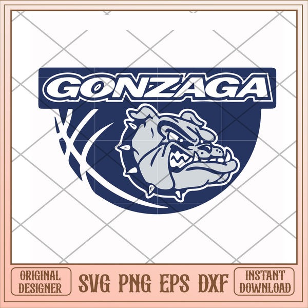 Gonzaga Bulldogs mascot logo design svg, logo design svg, ncaa svg ...