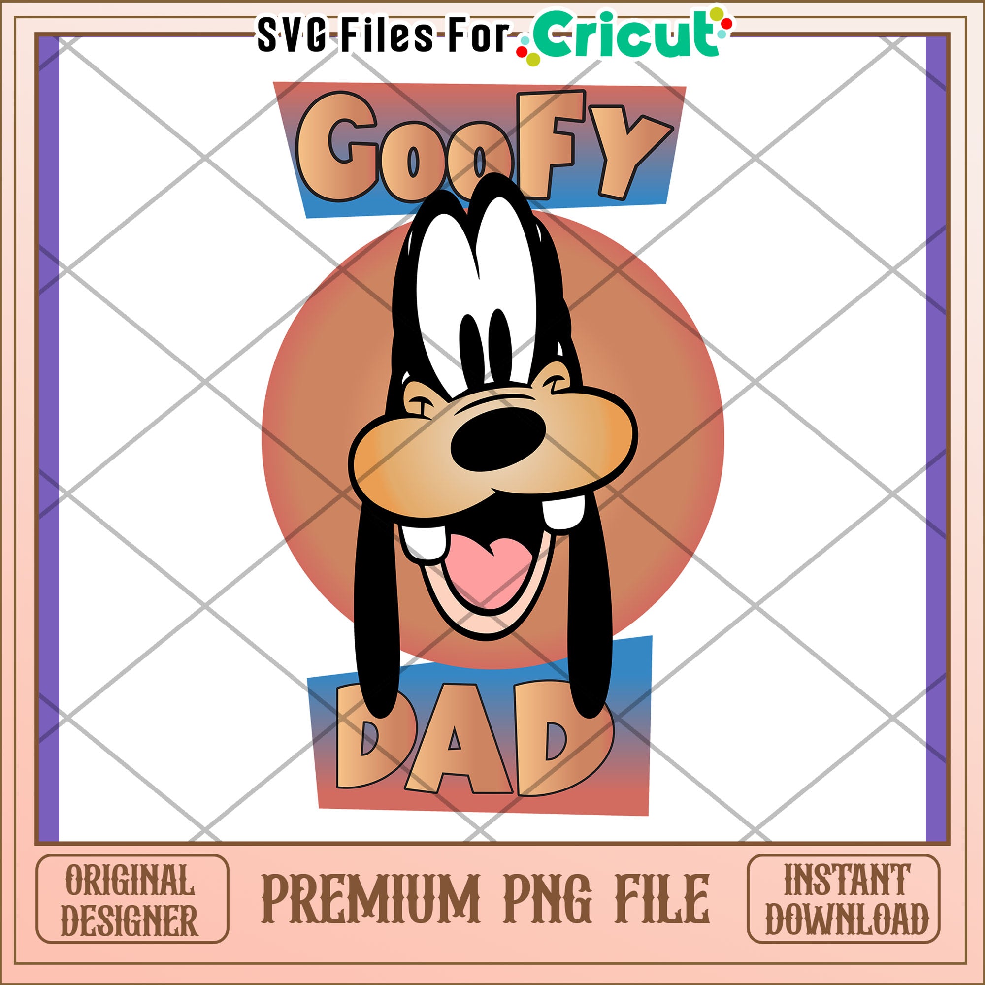 Goofy Dad PNG Premium Design Download – svg files for cricut