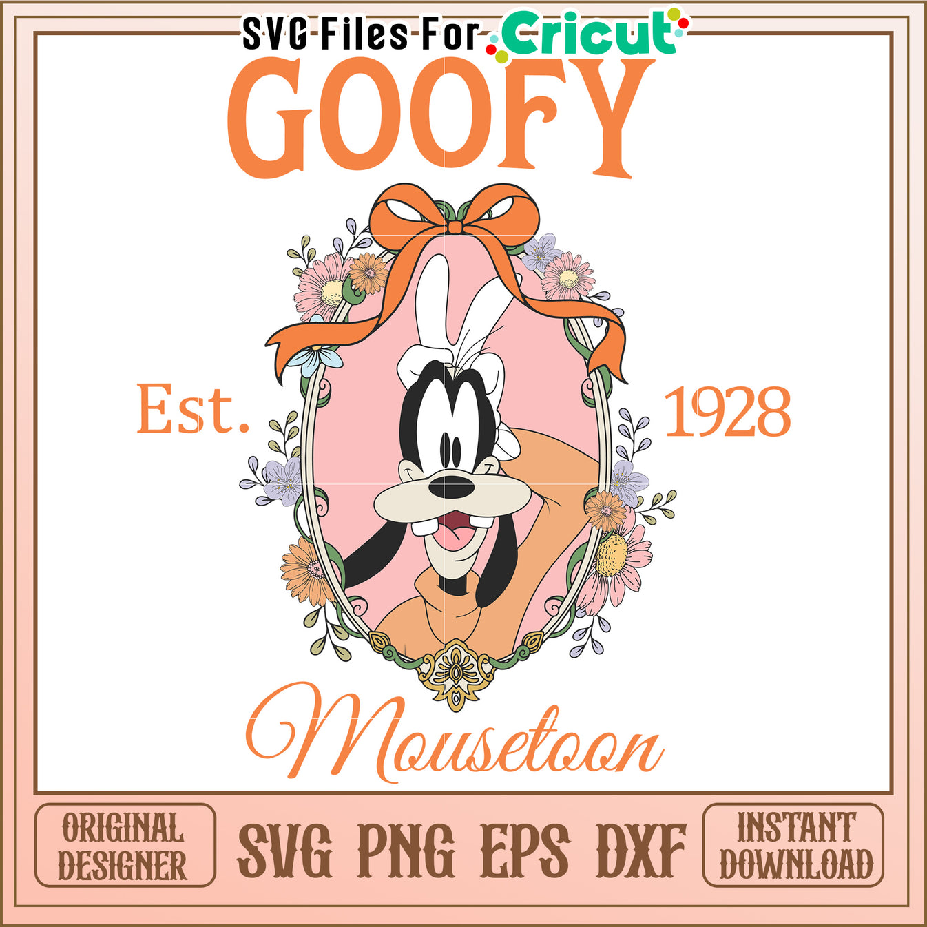 Goofy SVG Cut File Instant Download – svg files for cricut