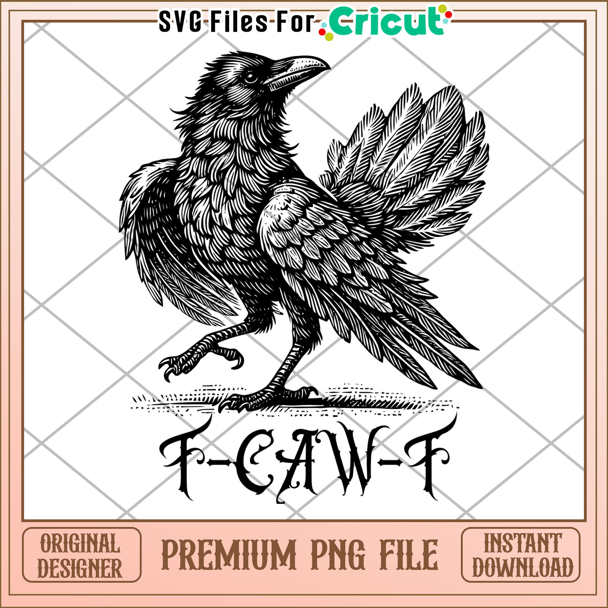 Gothic crow design png, halloween vibes png, black crow png – svg files ...