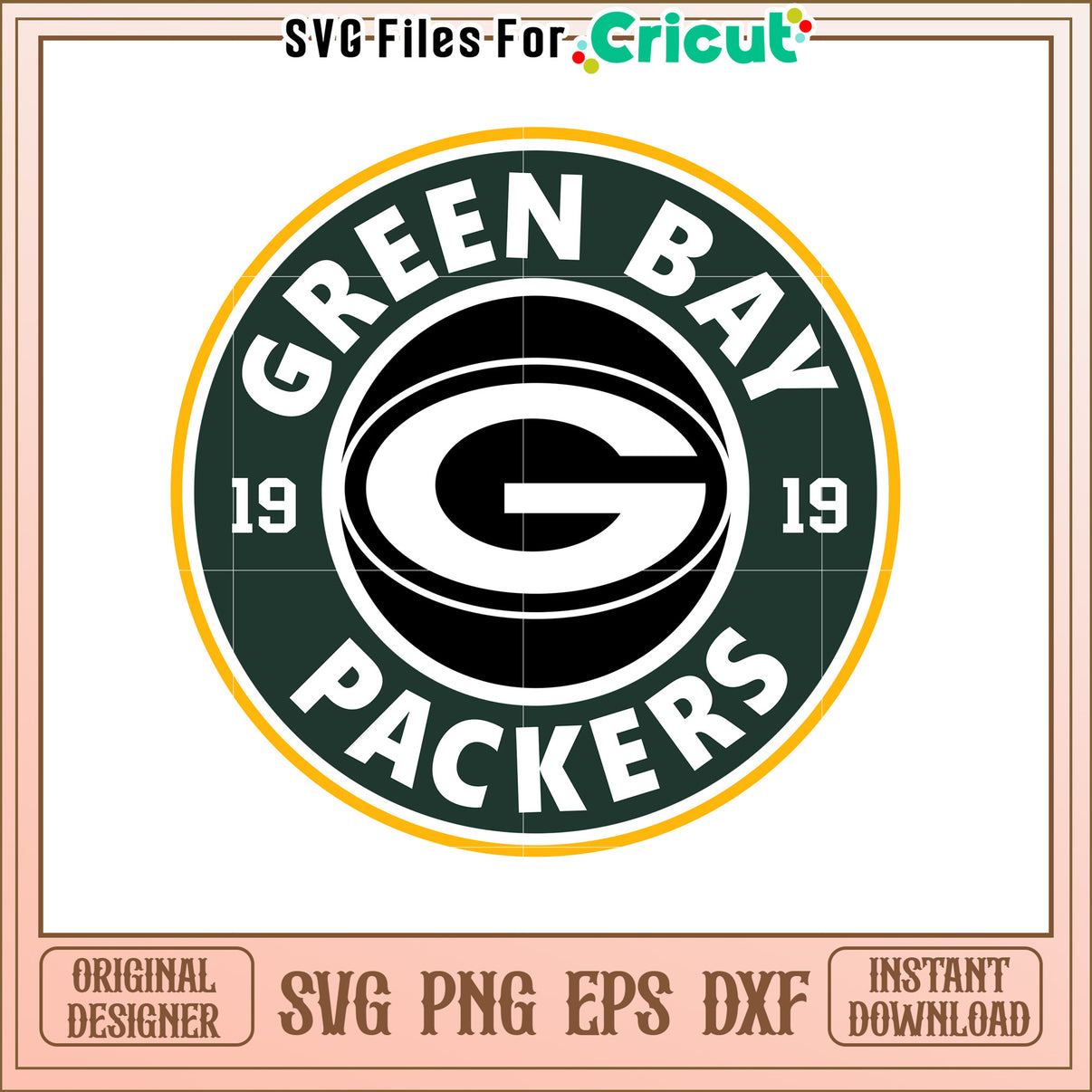 Green Bay Packers Logo SVG Design – svg files for cricut