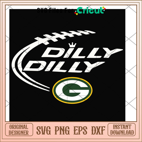 Green Bay Packers dilly dilly svg, Green Bay Packers svg, new nfl svg ...