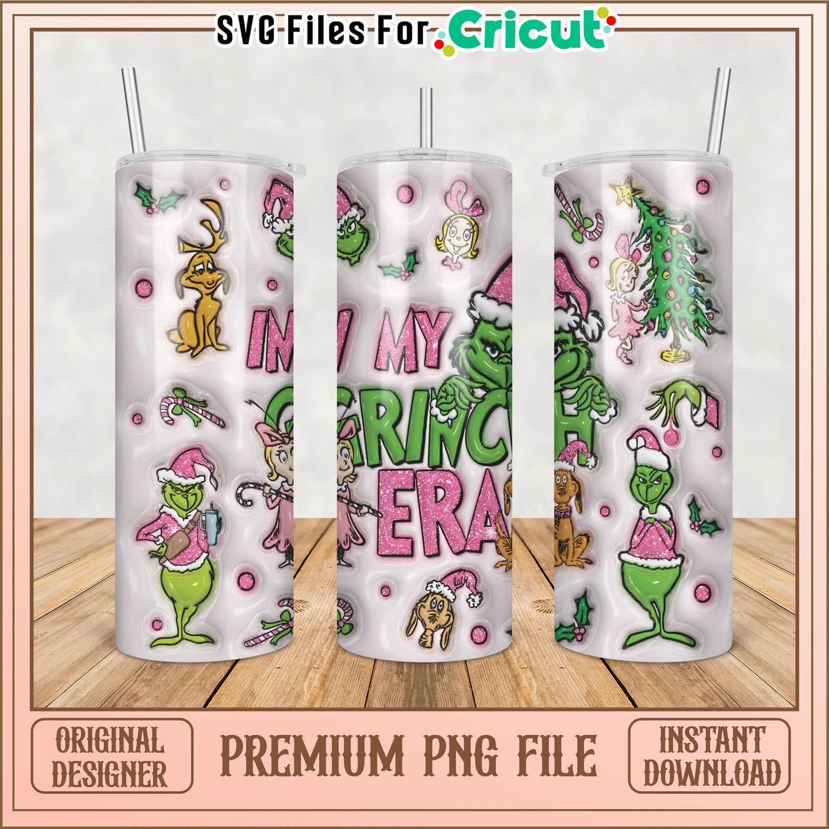 Grinch Era PNG Sublimation Design – svg files for cricut
