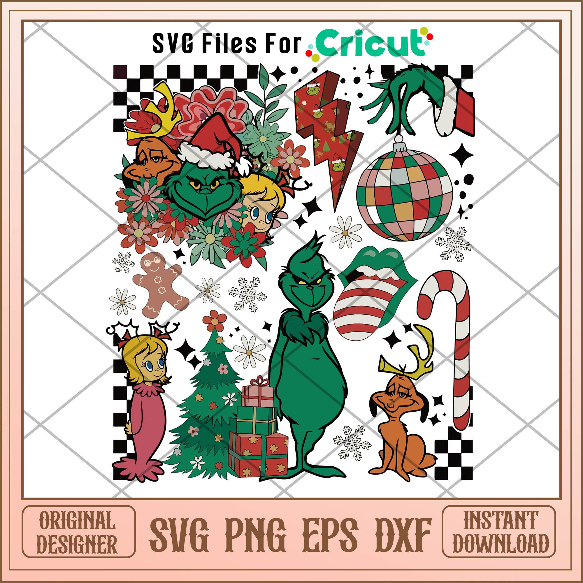 Grinchmas Vibes Retro Christmas Grinch SVG, christmas items svg – svg ...