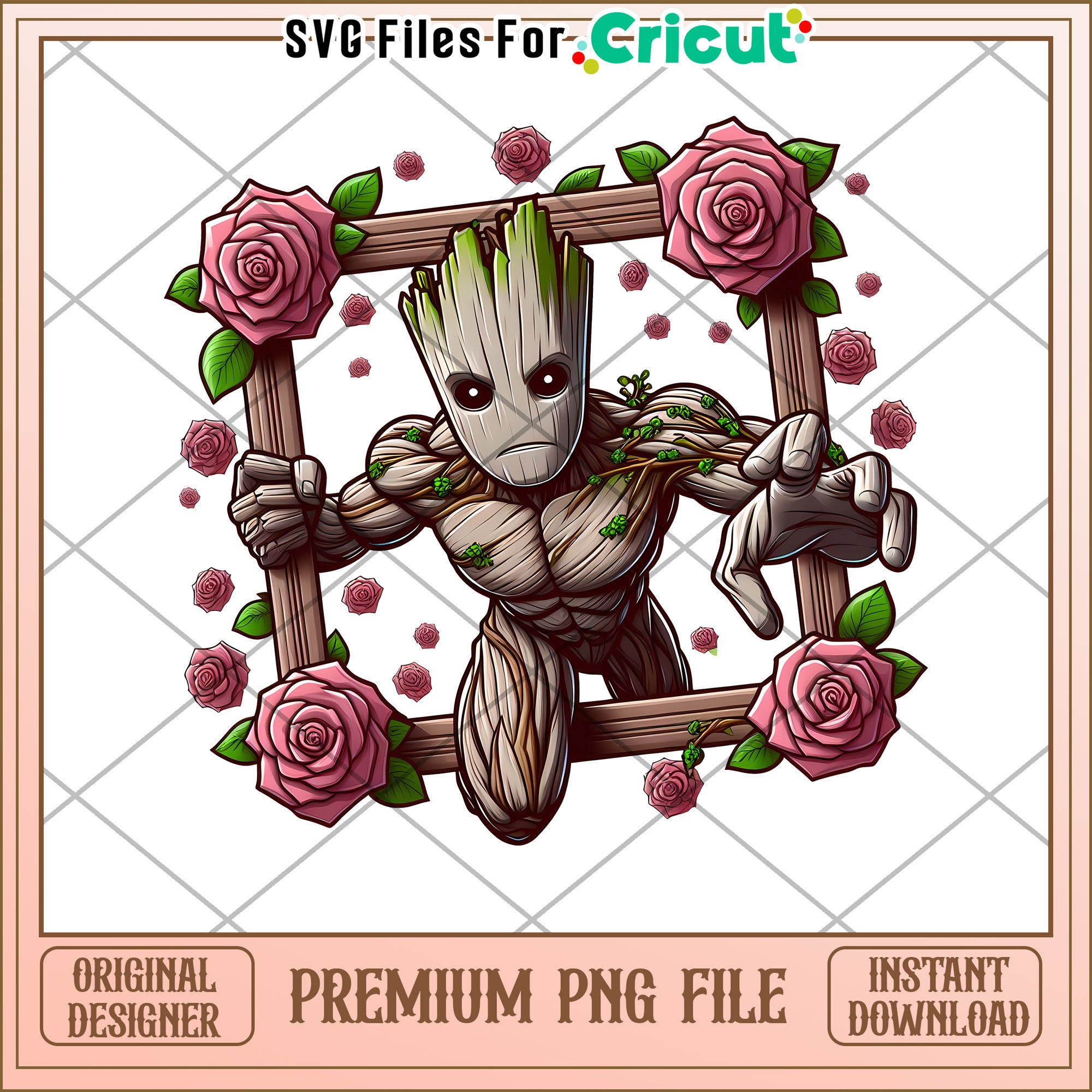 Groot Roses PNG Cricut Design – svg files for cricut
