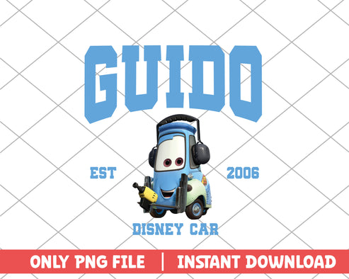 Guido character disney car png – svg files for cricut