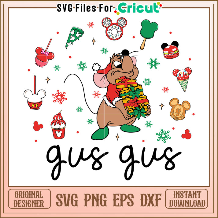 Gus Gus Christmas SVG Design – svg files for cricut