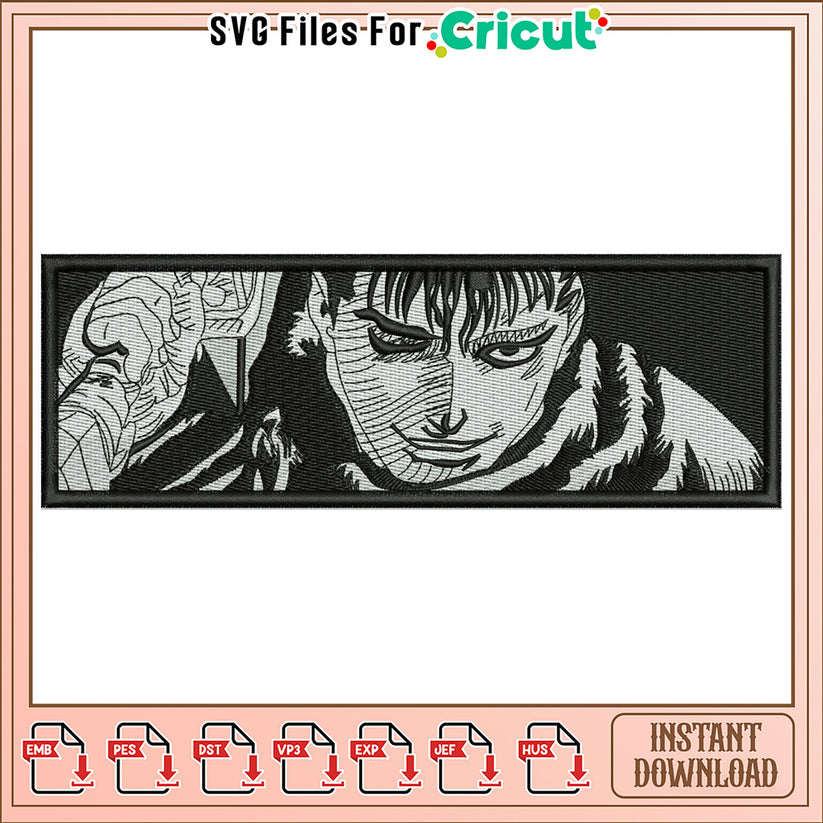 Guts Berserker Embroidery Design Instant Download – svg files for cricut