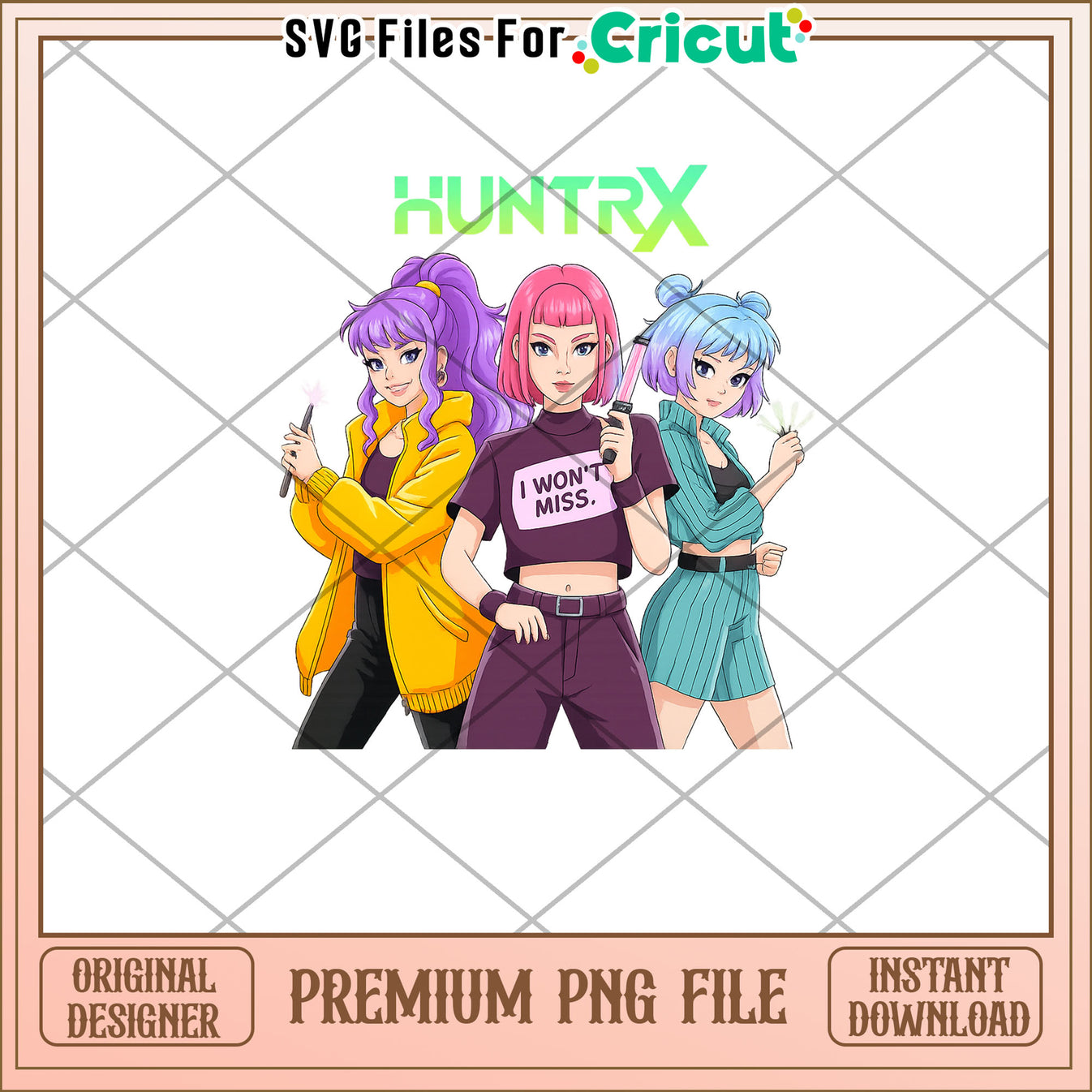 HUntrix potrait png, huntrix members png, huntrix toys png – svg files ...