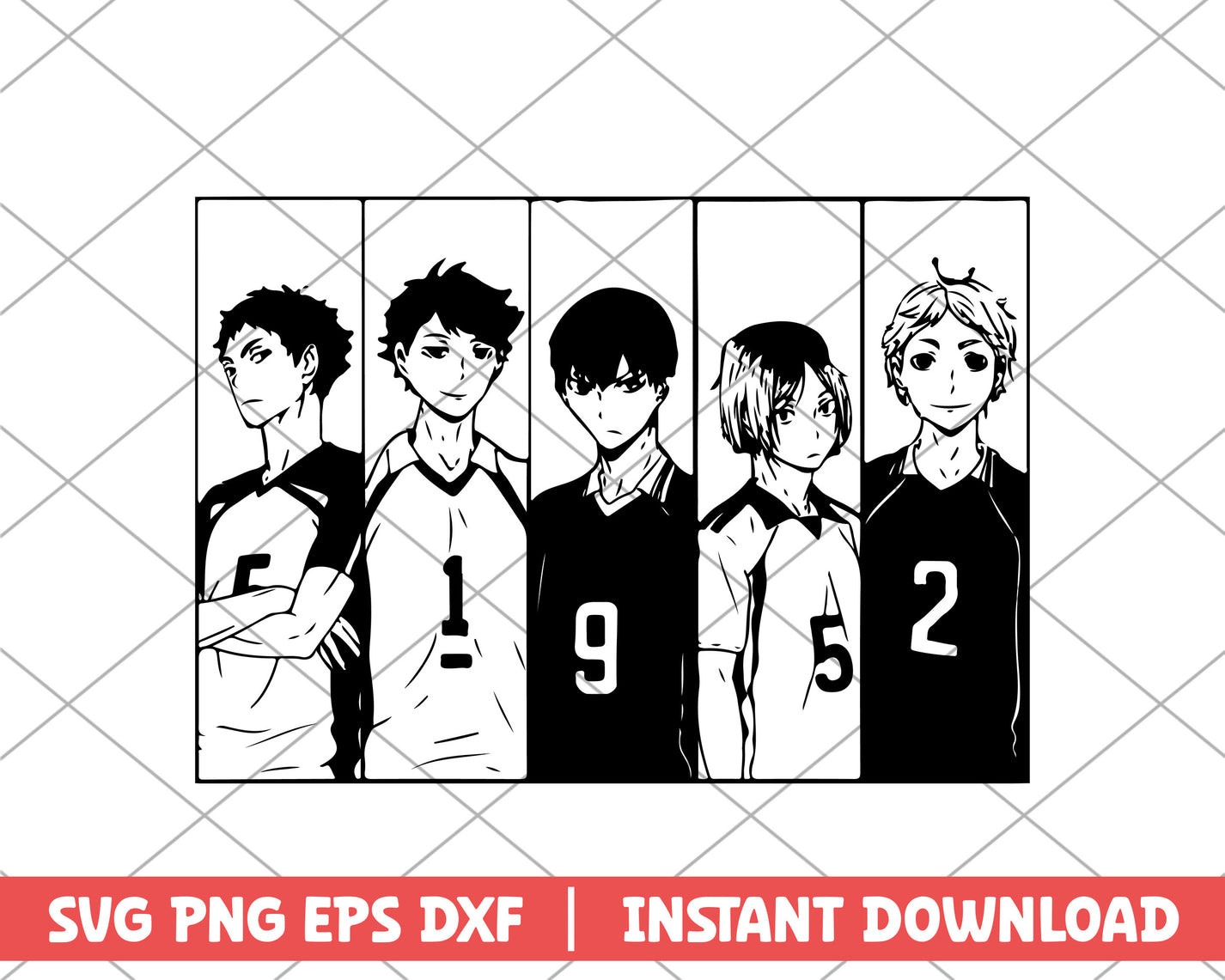 Haikyuu setter anime svg – svg files for cricut