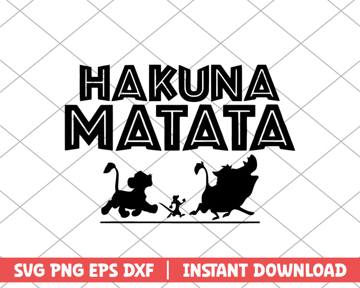 Hakuna matata disney svg – svg files for cricut