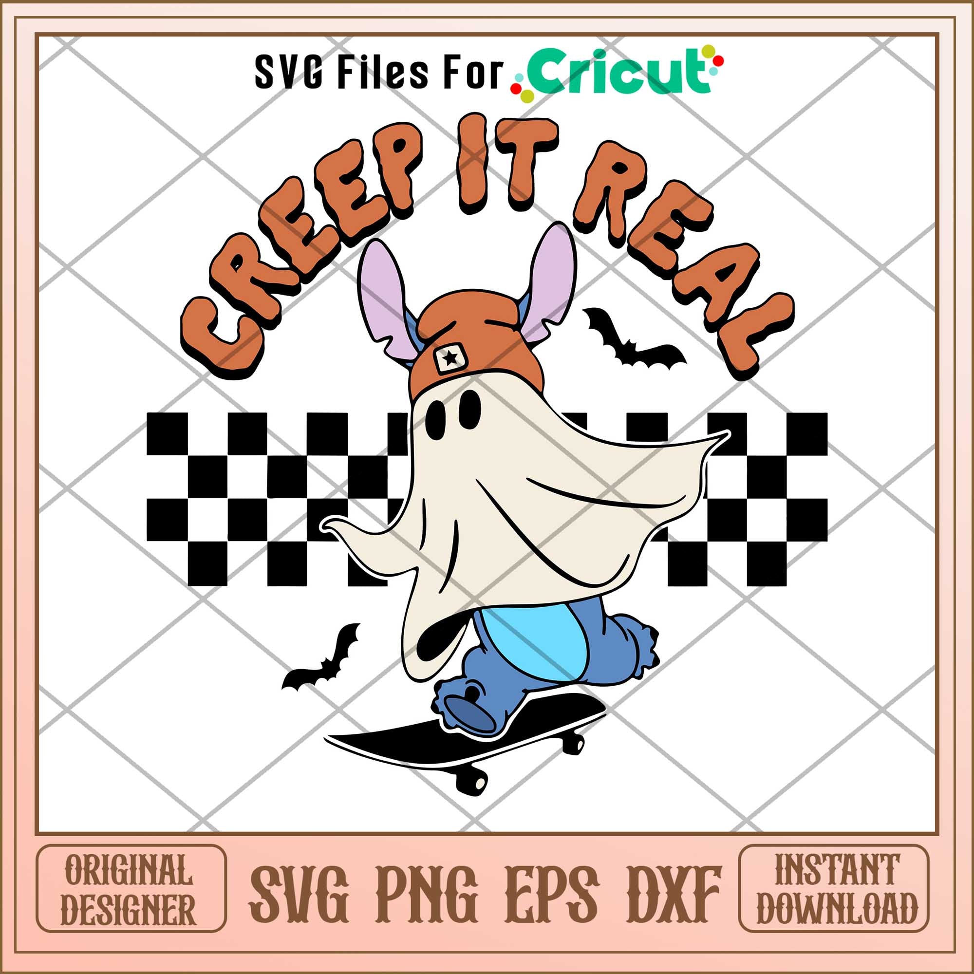 Halloween Creep It Real Retro svg, Disney characters svg, Digital Down ...