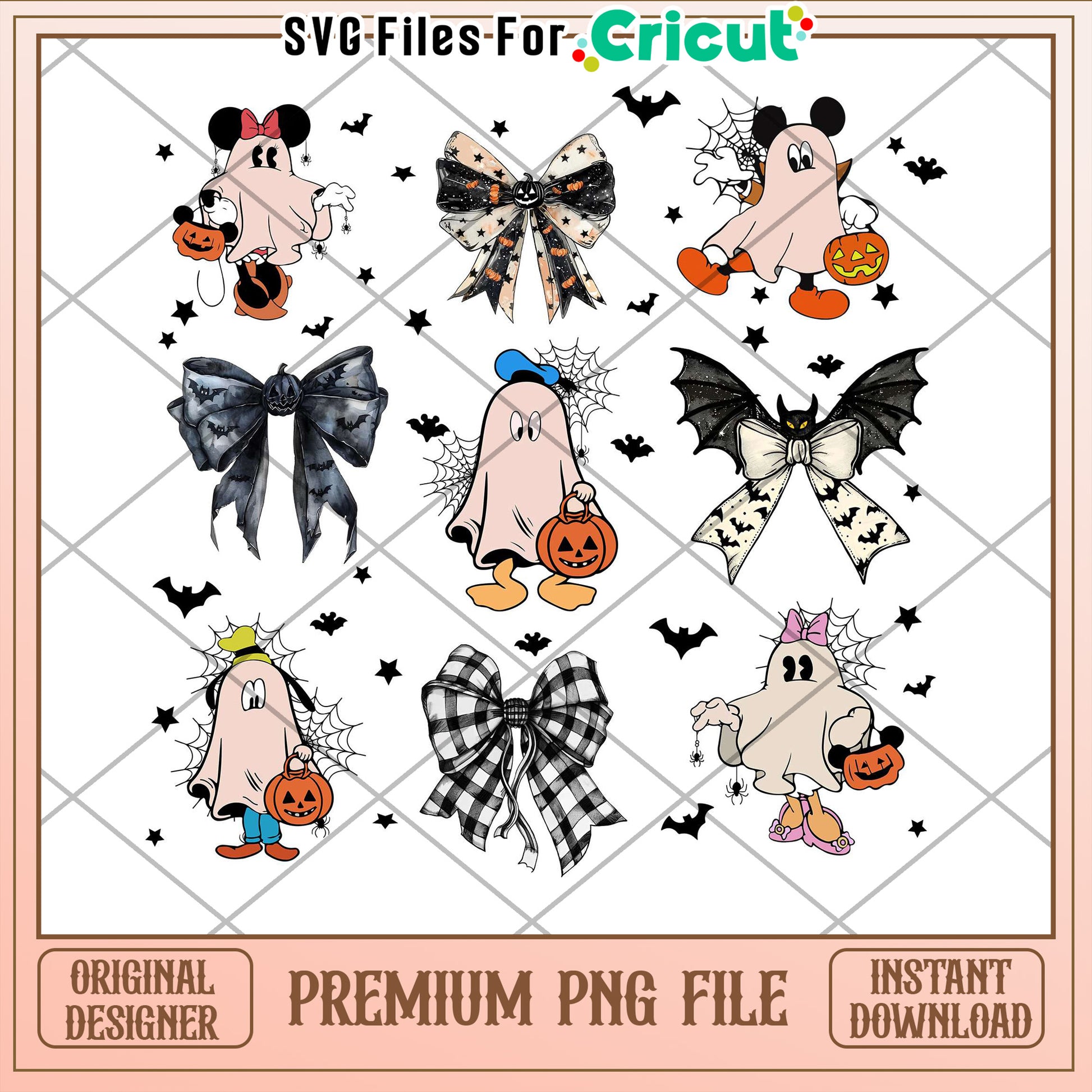 Halloween Mickey Mouse Ghost PNG Sublimation – svg files for cricut