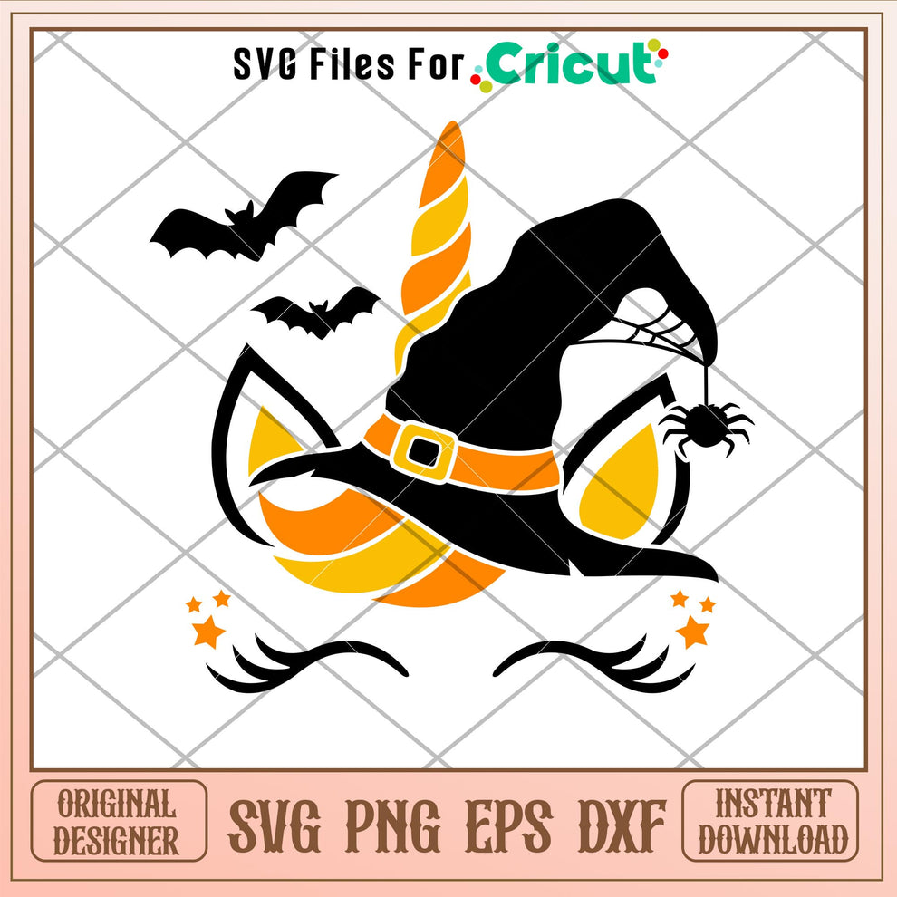 Halloween Unicorn 1, Witch Unicorn Svg – svg files for cricut