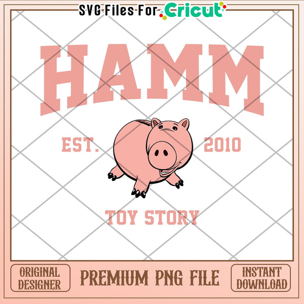 Hamm Toy Story PNG Design Instant Download – svg files for cricut