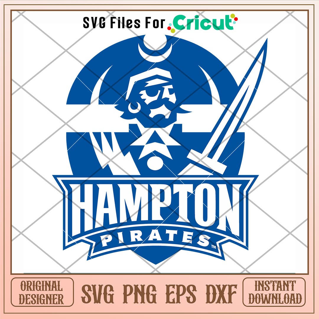 Hampton Pirates Logo Svg, Hampton Pirates Svg, NCAA Svg – svg files for ...