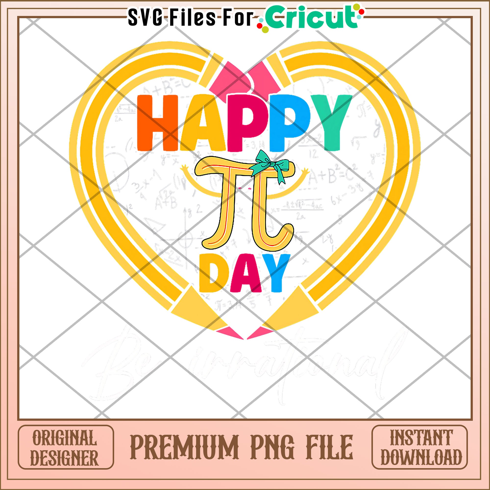 Happy pi day be irrational design png, back to school supplies png, ca ...