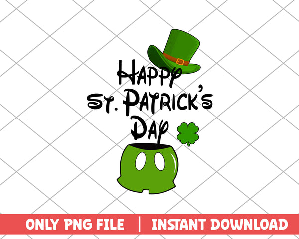 Happy st.parick's day disney png – svg files for cricut