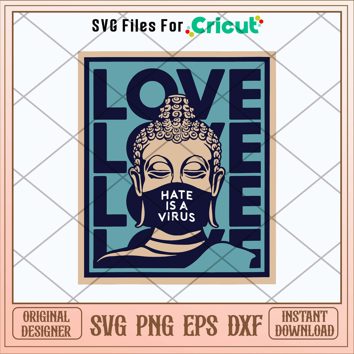 Hate Is A Virus Svg – svg files for cricut